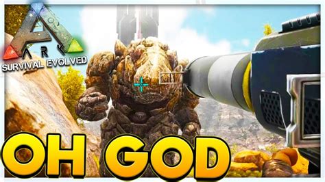 Rock Golem Monster Modded Ark Survival Evolved Scorched Earth 2