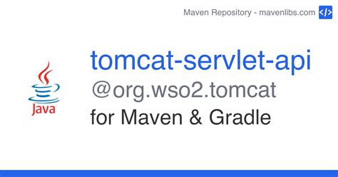 Tomcat Servlet Api For Maven Gradle Org Wso2 Tomcat