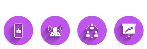 Set Head Hunting Graph Schedule Chart Project Vector Image