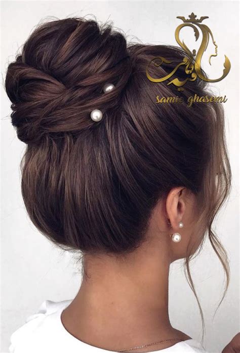 شنیون مو سالن زیبایی و آرایشگاه عروس سامیه قاسمی