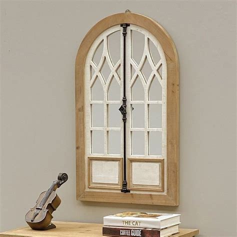 مراية جدارية خشب شكل شباك Home Room Design Room Design House Rooms