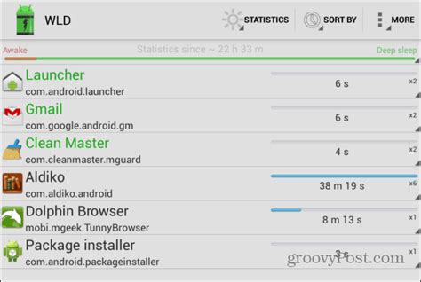 Find Out Whats Eating Your Android Devices Battery When In Standby