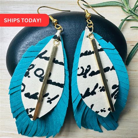 Boho Dangle Earrings Etsy