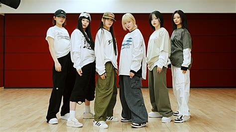 Nmixx ‘run For Roses Dance Practice Mirrored 4k Youtube