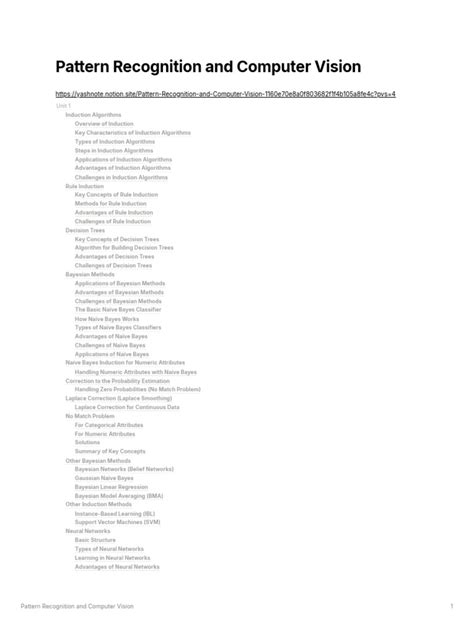 Prcv 7th Sem Aiml Ite Notes Complete Long Pdf Statistical Classification Bayesian Network