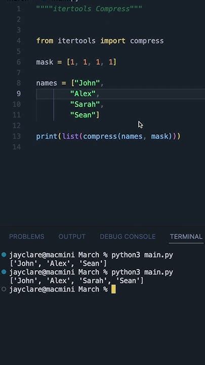 Python 3 Clever Filtering With Itertools Python3 Coding Programming Youtube