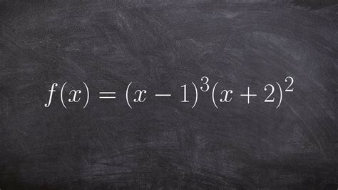How To Find Zeros Multiplicity And End Behavior To Graph Of A