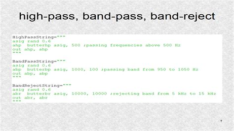 Audio Programming In Python 25 Filtered Noise