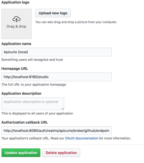 Facing Issue While Linking Github Account Issue Apicurio Apicurio Studio GitHub