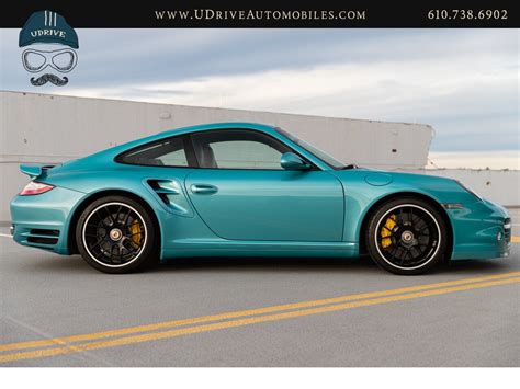 2012 Porsche 911 Turbo S 9972 Rare Ipanema Blue 13k Miles Vent Sts