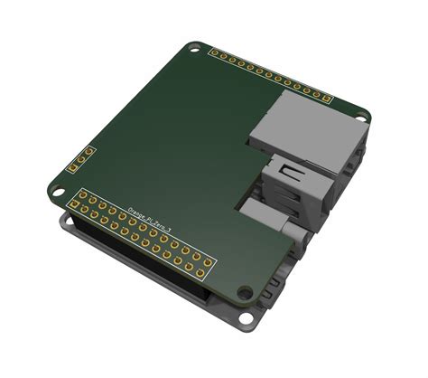 OPI ZERO 3 HAT TEMPLATE KiCad 7 DomoticX