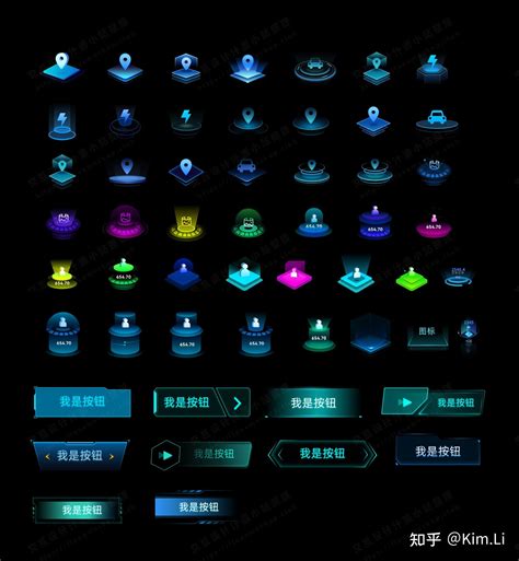 🔥🔥🔥 超全的数据可视化大屏设计组件库 Sketch格式 知乎