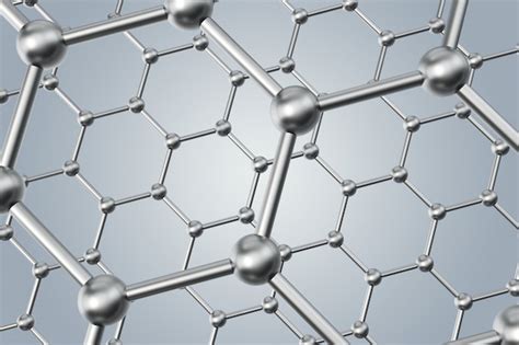Premium Photo Abstract Nanotechnology Hexagonal Geometric Form Close Up