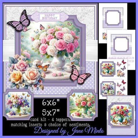 Butterfly Bouquets Cup129410257683 Craftsuprint