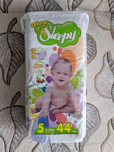 Scutece подгузники Sleepy 5 (12-25 кг) 44 шт.