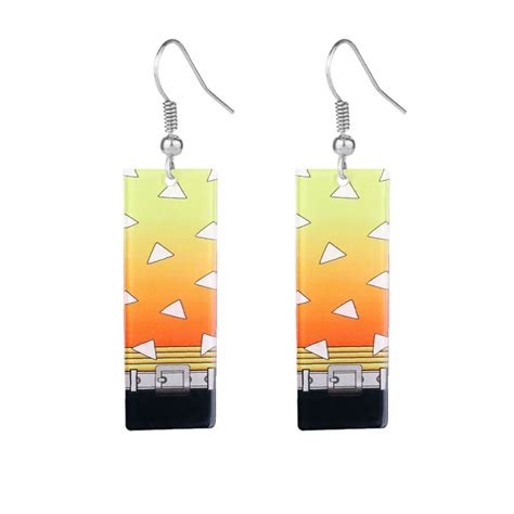 Demon Slayer Hanafuda Earrings The Outlets
