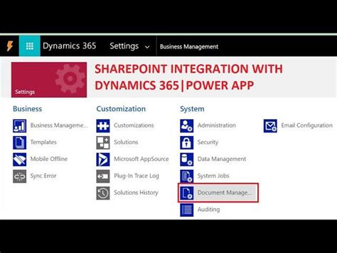 Power Dynamix On Linkedin Sharepoint Integration With Dynamics 365