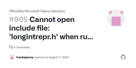 Cannot Open Include File Longintreprh When Run Pip Install For
