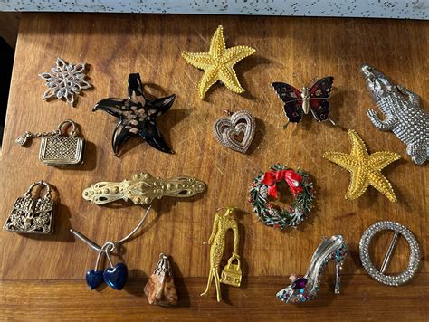 Diana's Perpetual Yard Sale | many lovely pcs of jewelry finds, charms ect, brooches for the ...