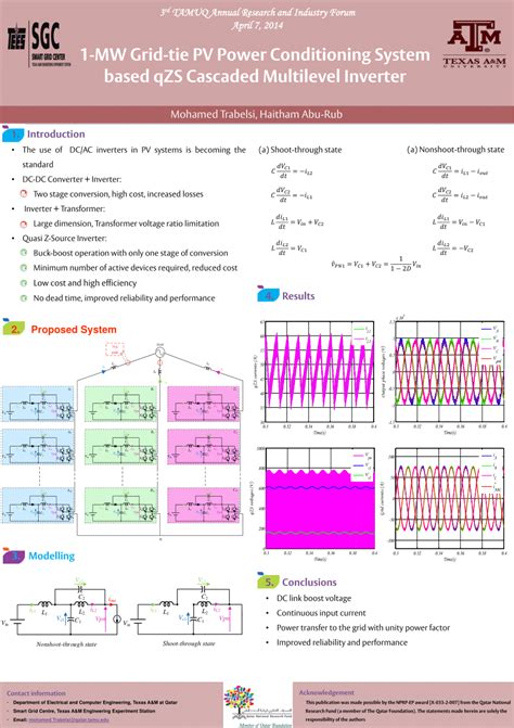 Pdf 1 Mw Grid Tie Pv Power Conditioning System Based Qzs Cascaded