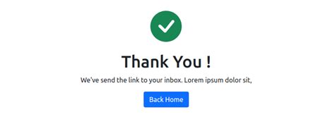 Bootstrap 5 Thank You Page Example Frontendshape
