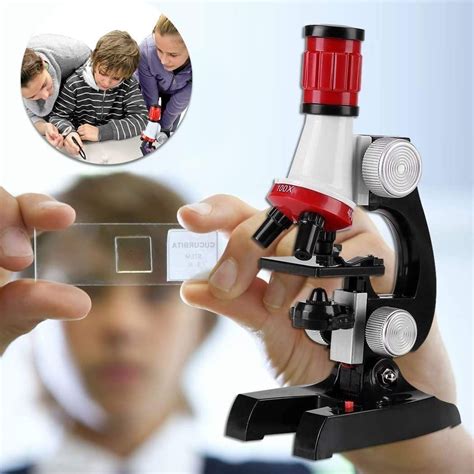 Kits De Ciencia Microscopio Para Niños Led 100x 400x 1200x Mercado Libre