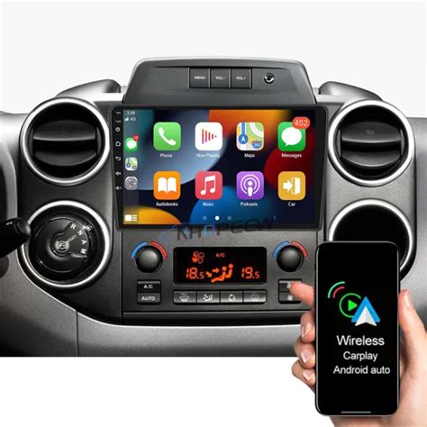 32 gb android 12 autoradio apple carplay gps per citroen berlingo 2 b9