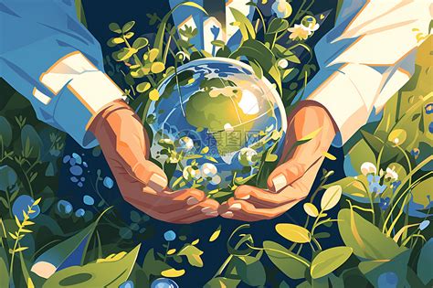 环保意识之美插画图片下载 正版图片601190434 摄图网