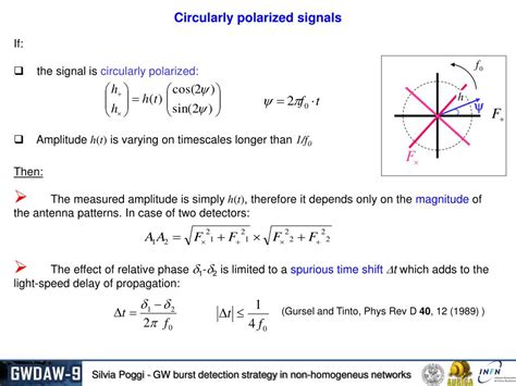 Ppt Detection Strategies For Bursts In Networks Of Non Homogeneus Gravitational Waves