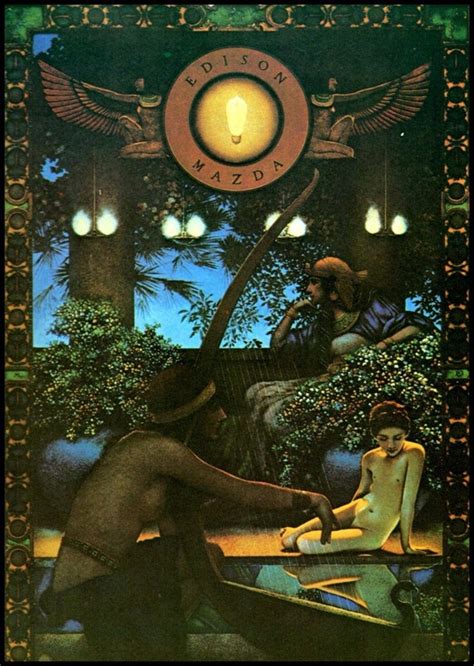 Maxfield Parrish Print Circa 1922 Egypt From The