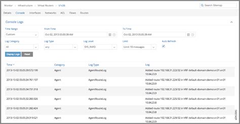 monitor infrastructure virtual routers contrail networking 19