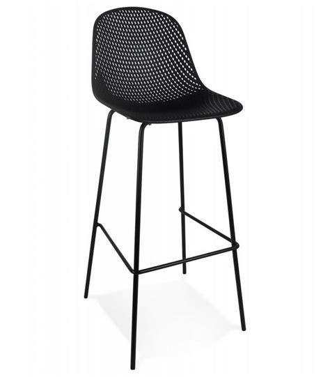 Kadima Design Barhocker Perforierter Barhocker Loki Der Schwarze