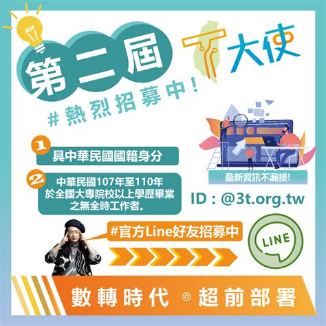 經濟部中小及新創企業署 【科技加油站】第二屆t大使計畫 第二梯次報名倒數計時！