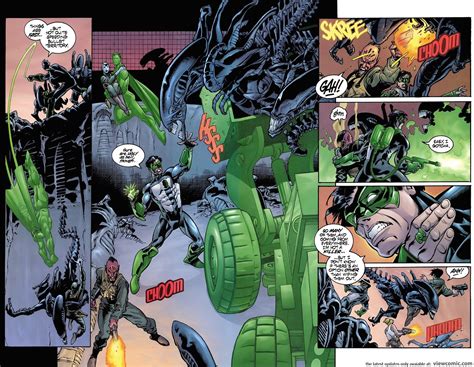 Green Lantern Vs Aliens 002 Read Green Lantern Vs Aliens 002 Comic