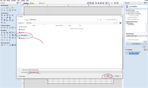 how to save gcode in vectric cad cam onefinity cnc forum