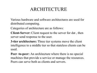 Distributed Computing PPT