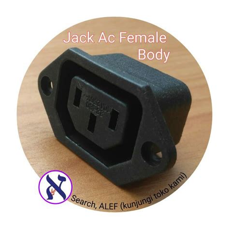 Jual Jack Ac Female Komputer Sasis Body Casing Box Socket Soket Shopee Indonesia