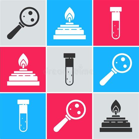 Micro Organismen Onder De Magnifier Alcohol Of Gedistilleerde Brander