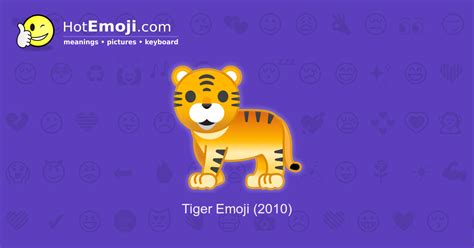 🐅 Tiger Emoji Meaning With Pictures From A To Z