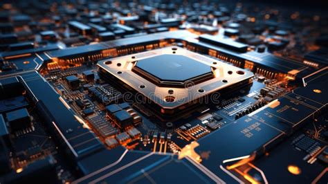 Insane Level Of Detail Throughout Circuits High Contrast Lighting Cpu And Gpu Circuits