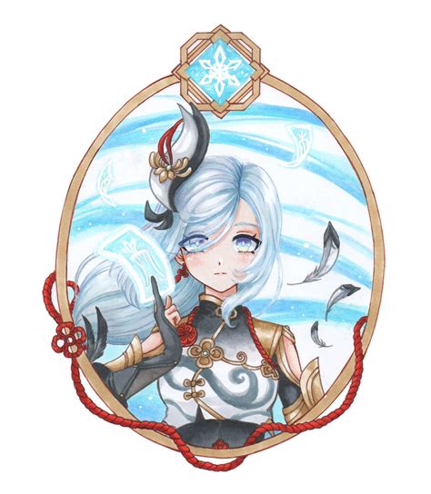 Shenhe Fan Art By Arisumajohime On Deviantart
