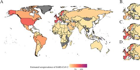 Map Of Estimated Seroprevalence As Of The Start Of June Where We
