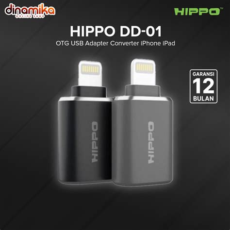 Jual Hippo Otg Adapter Converter Dd 01 Usb A To Lightning Iphone Ipad