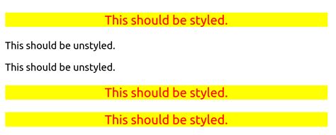 Descendant Combinator Css Exercises