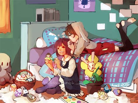 Flowey Flowey The Flower Frisk Chara Undertale персонажи