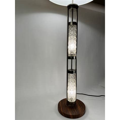 Mid 20th Century Stacked Cut Glass Lamp From West Germany Chairish