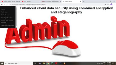 enhanced cloud data security using combined encryption and