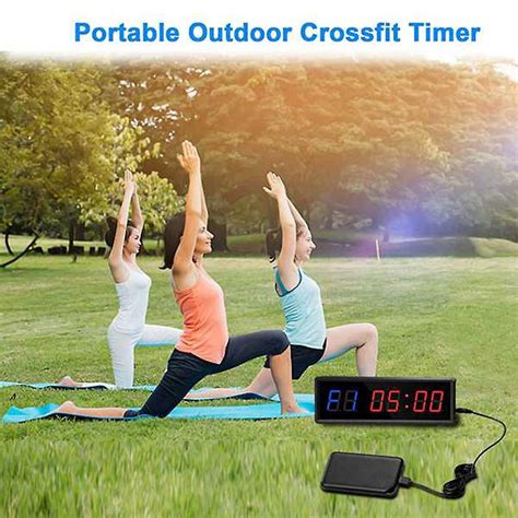 Gym Timerled Interval Timer Digital Countdown Clock Fitness Timer