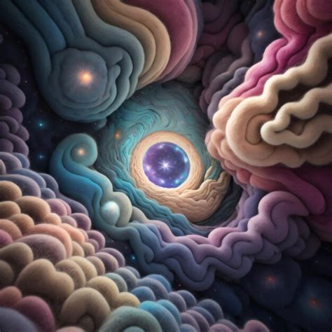 Premium Photo A Painting Of A Window With A Blue Eye And A Round