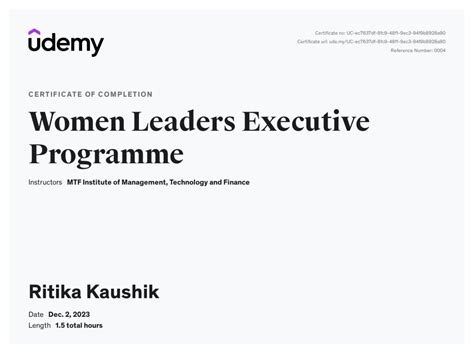 ritika kaushik on linkedin udemy course completion certificate